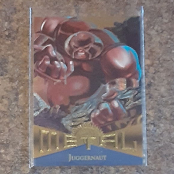 Marvel | Other | Vintage 995 Marvel Metal Juggernaut Collectors C ...